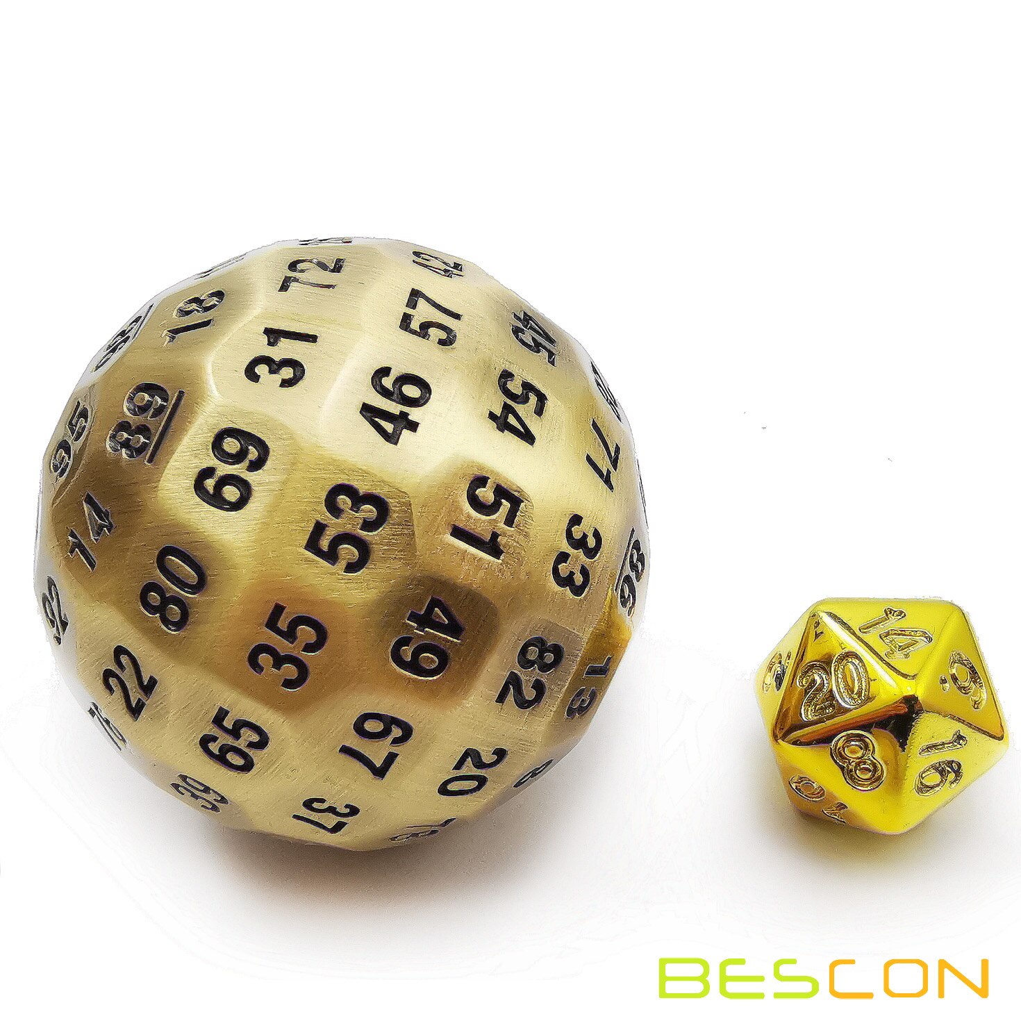 Bescon Solid Metal 100 Sided Dice, Game Dice D100,... – Grandado