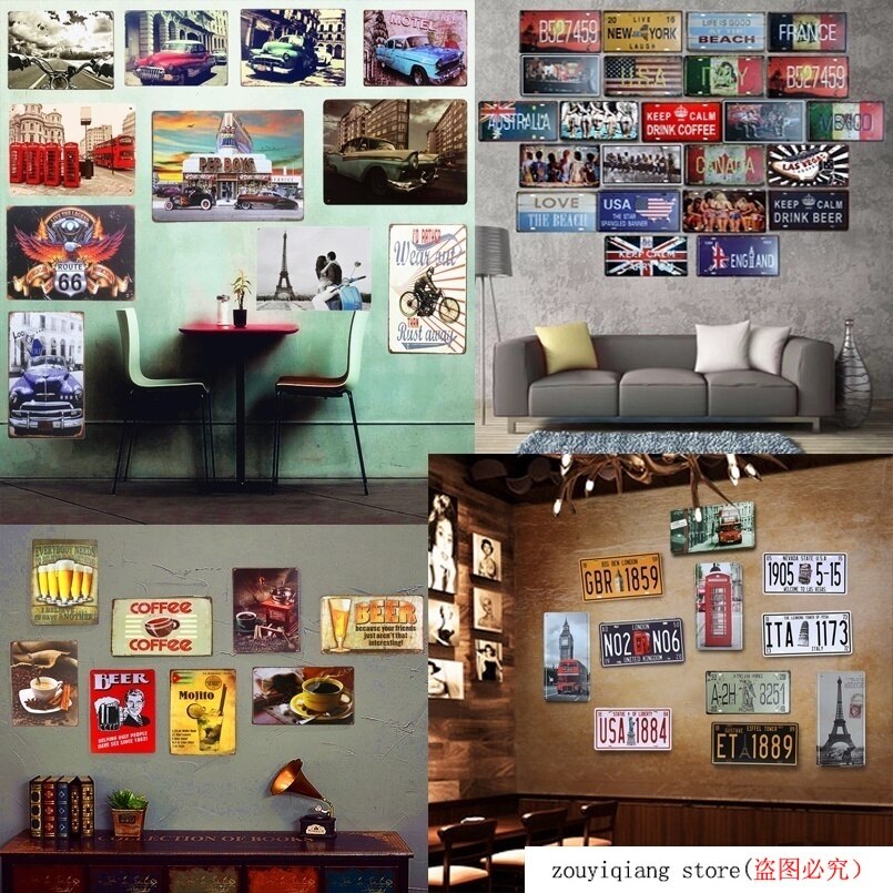 Vintage Rat Fink Pinstripe Tin Sign Retro Metal Si... – Grandado