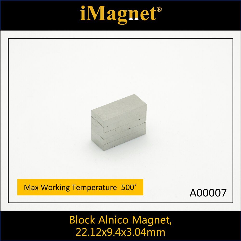 A00007 5pcs/lot Block AlNiCo magnet,22.12x9.4x3.04... – Grandado