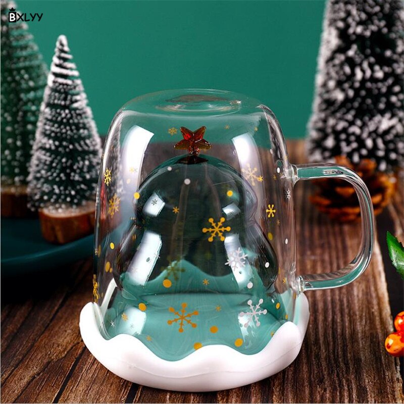 BXLYY Heat-resistant Glass Star Wish Cup Christmas... – Grandado