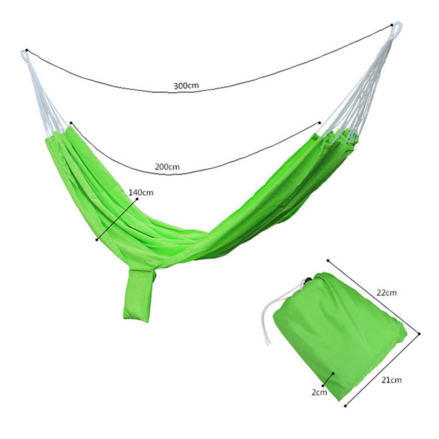 Portable Single Hammock with Storage Home Hiking C... – Grandado
