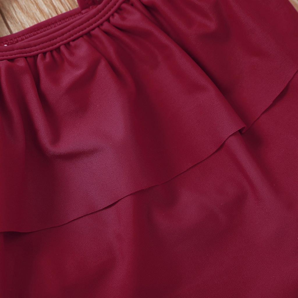 Toddler baby girls swimsuit one piece Floral Bikin... – Grandado