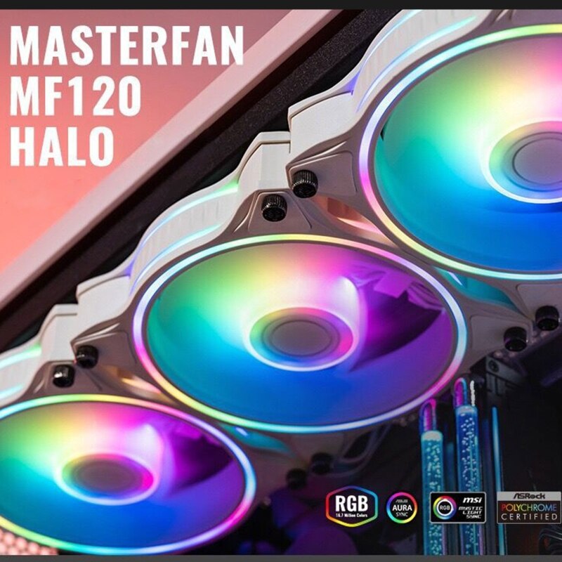 MF120 HALO Dual Ring Addressable RGB Fan for PC Co... – Vicedeal