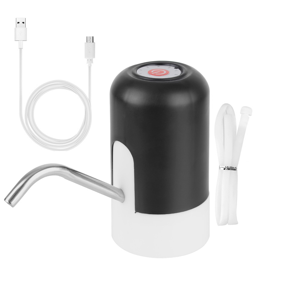 Automatisk vattendispenser med blått led-ljus usb-... – Vicedeal