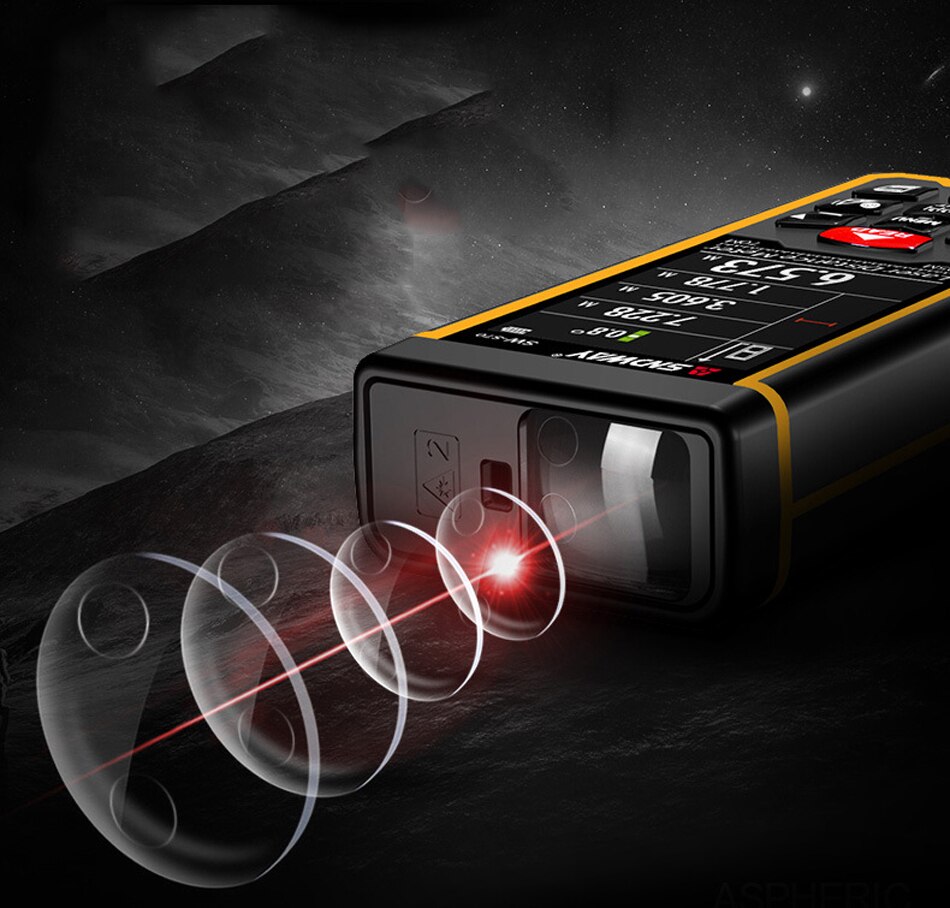 Sndway medidor de laser range finder 2.4 polegada display a cores ...