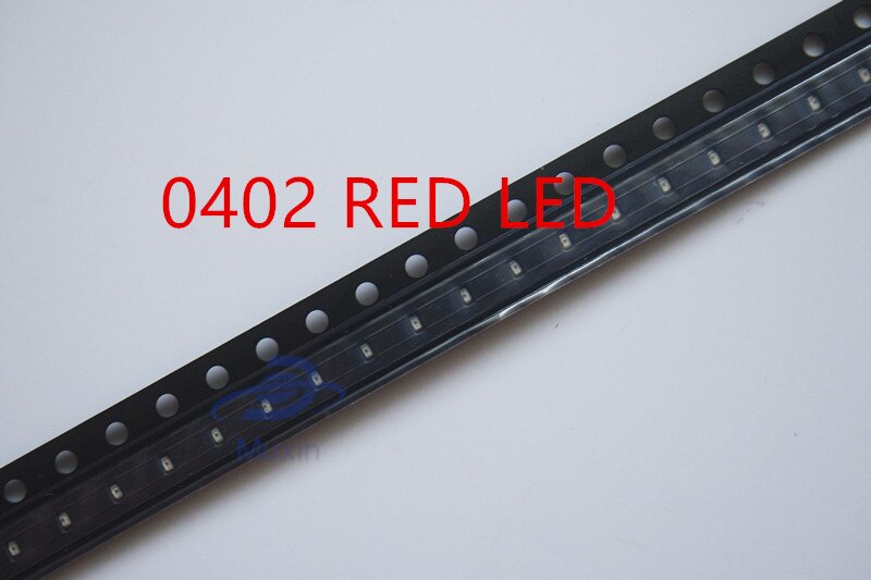 100 stk 0402 led overflademontering 0402 røde smd/... – Vicedeal