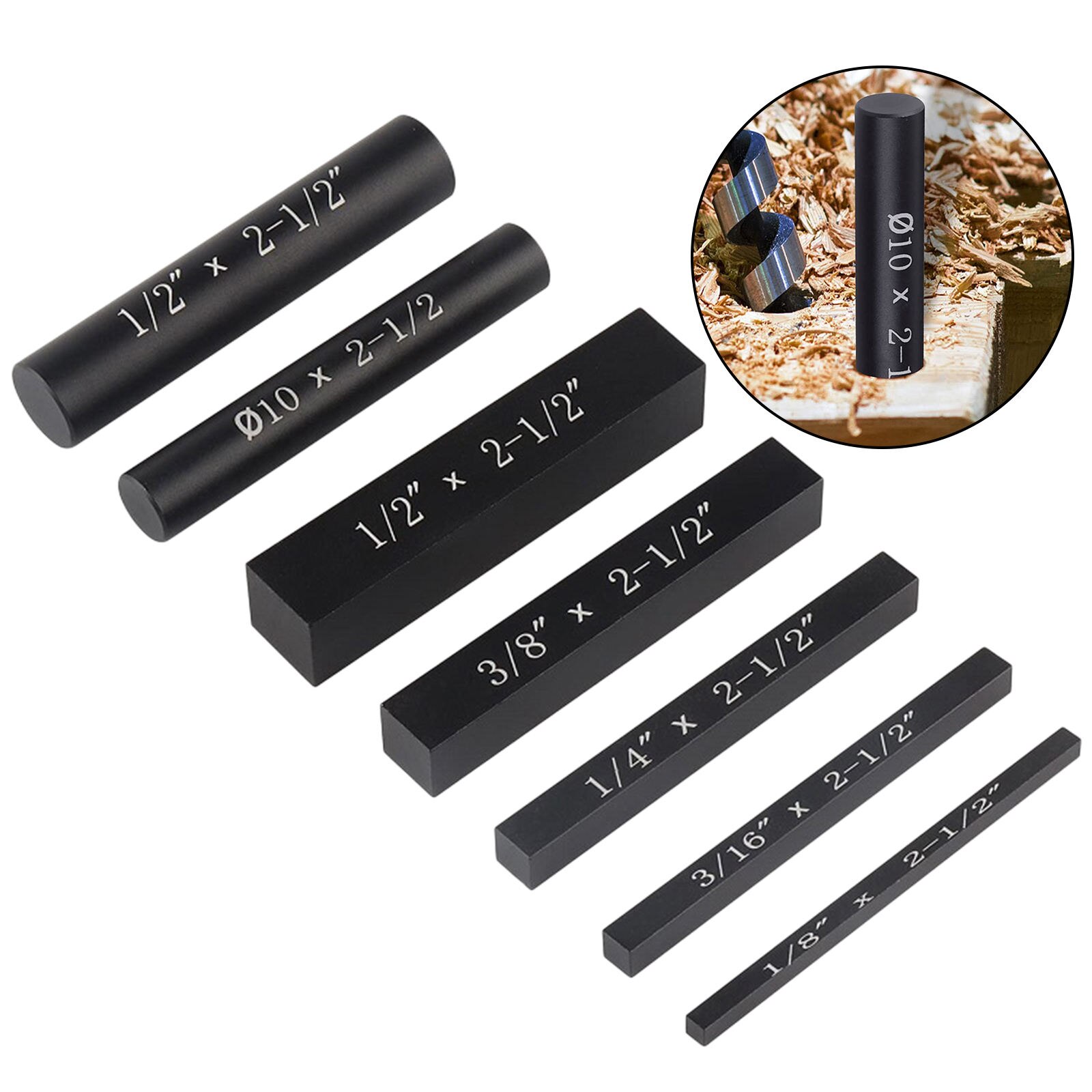 7Pcs Metric Setup Blocks Engraved Size Markings He... – Vicedeal