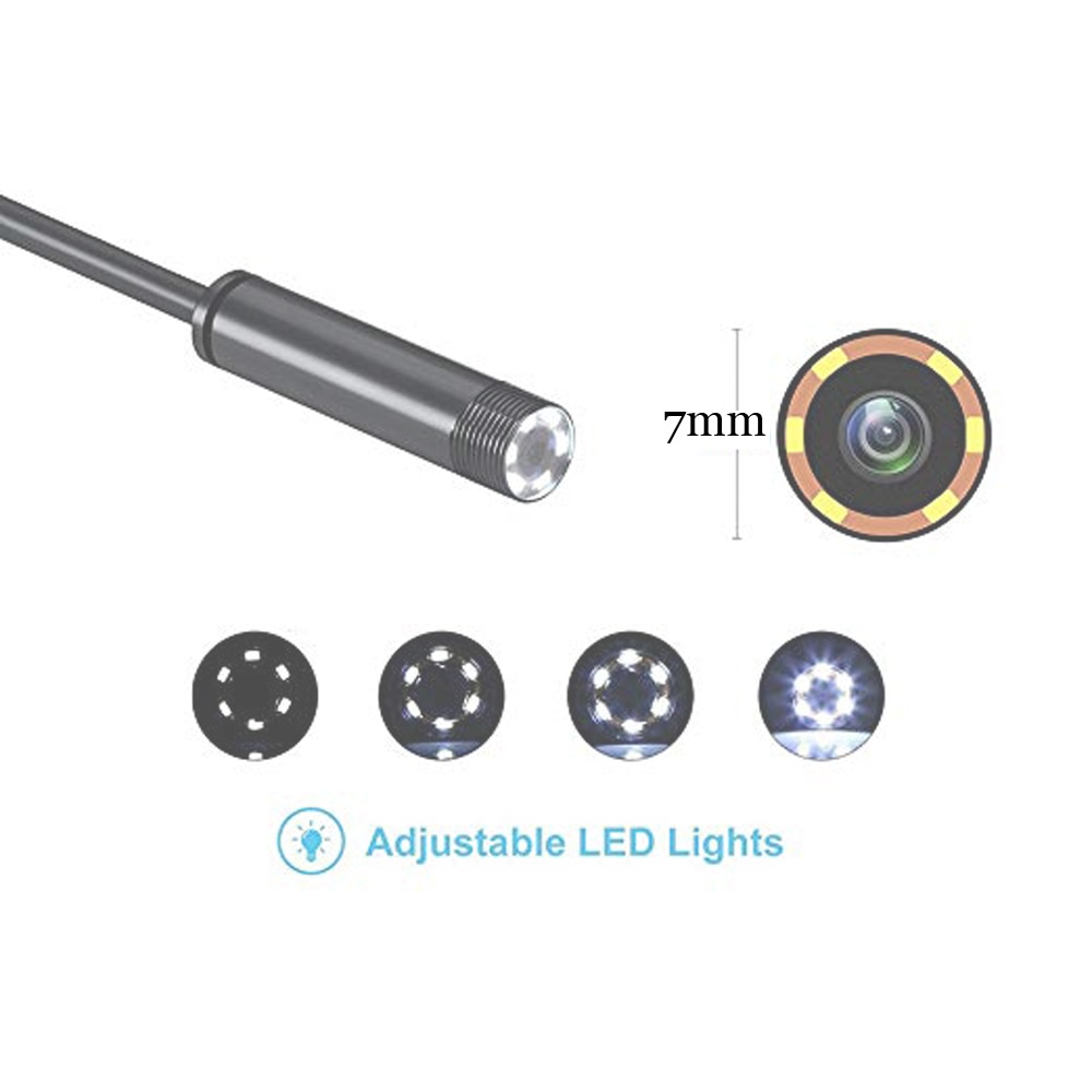 10m Borescope USB Camera Endoscope 7mm 2 in 1 OTG ... – Grandado
