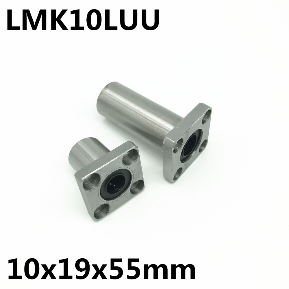 2pcs LMK10LUU for 10mm shaft linear bearing square... – Grandado