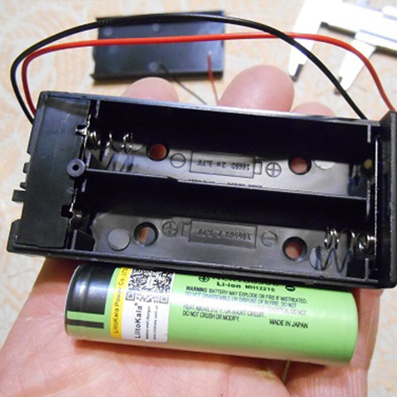 AA 18650 Black Battery Storage Case DIY battery bo... – Vicedeal
