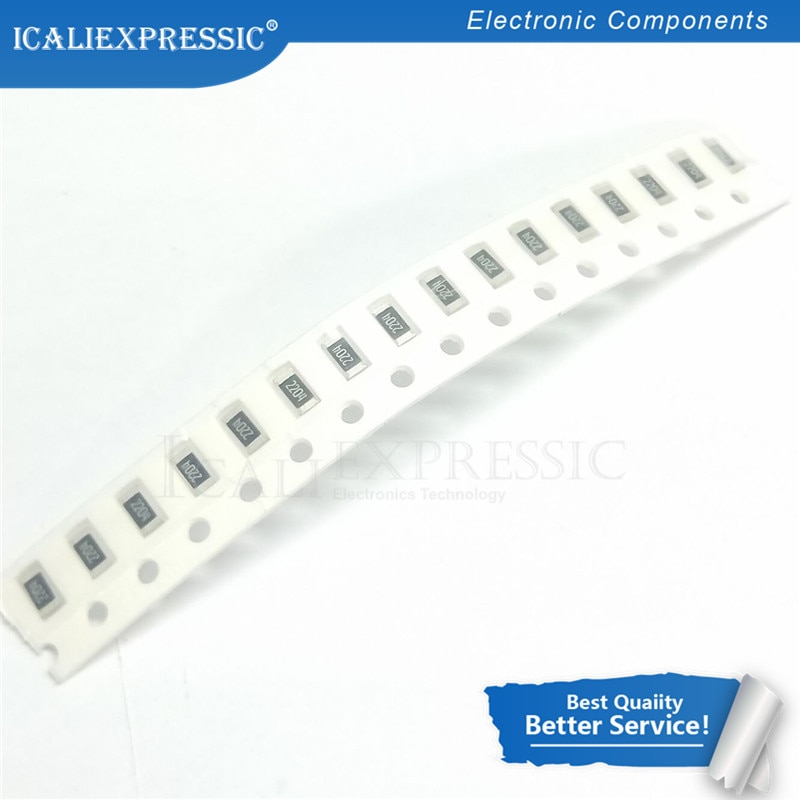 100 pçs 1206 smd resistor 1% 22k ohm chip resistor... – Grandado