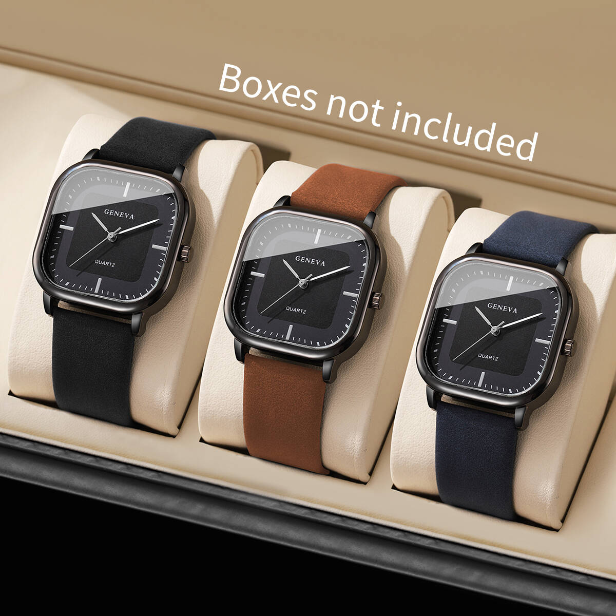 3/4/6PCS Men Watches Set Casual Square Quartz Watc... – Grandado