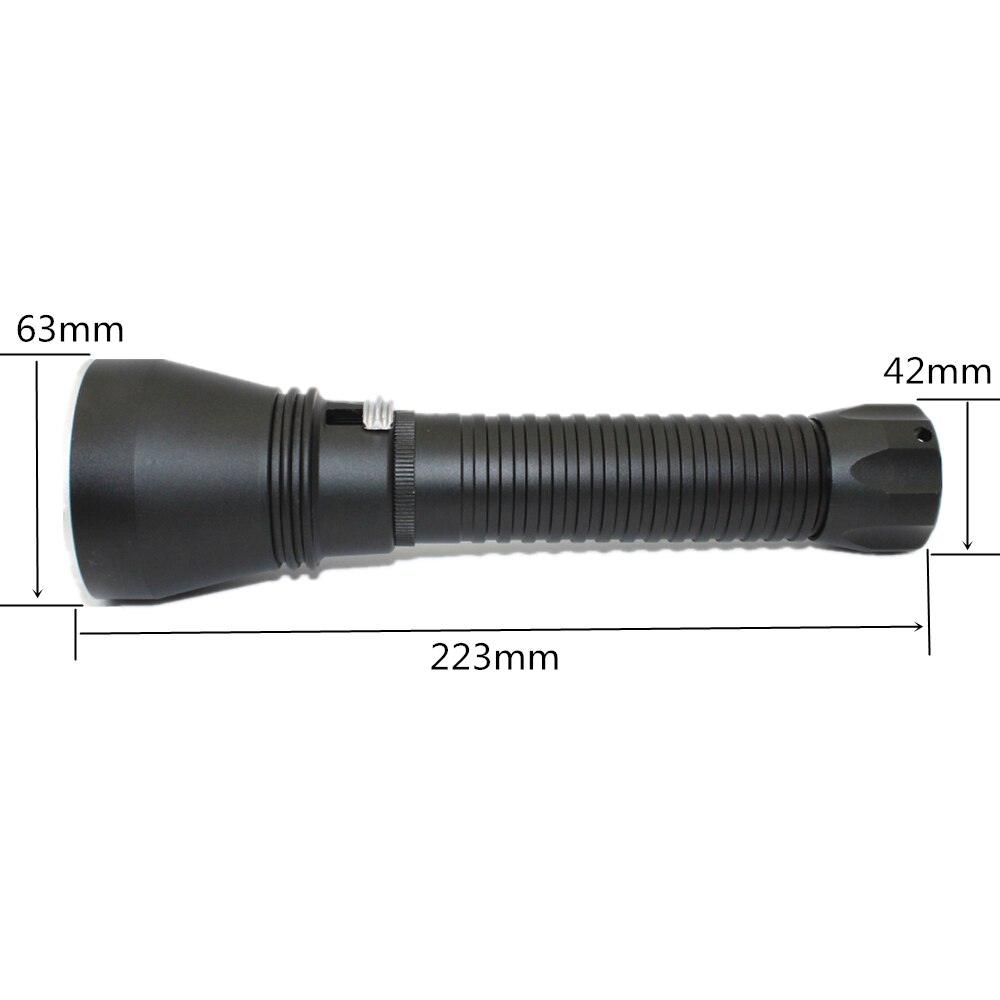 Waterproof Scuba Diving flashlight powerful XHP70 ... – Vicedeal