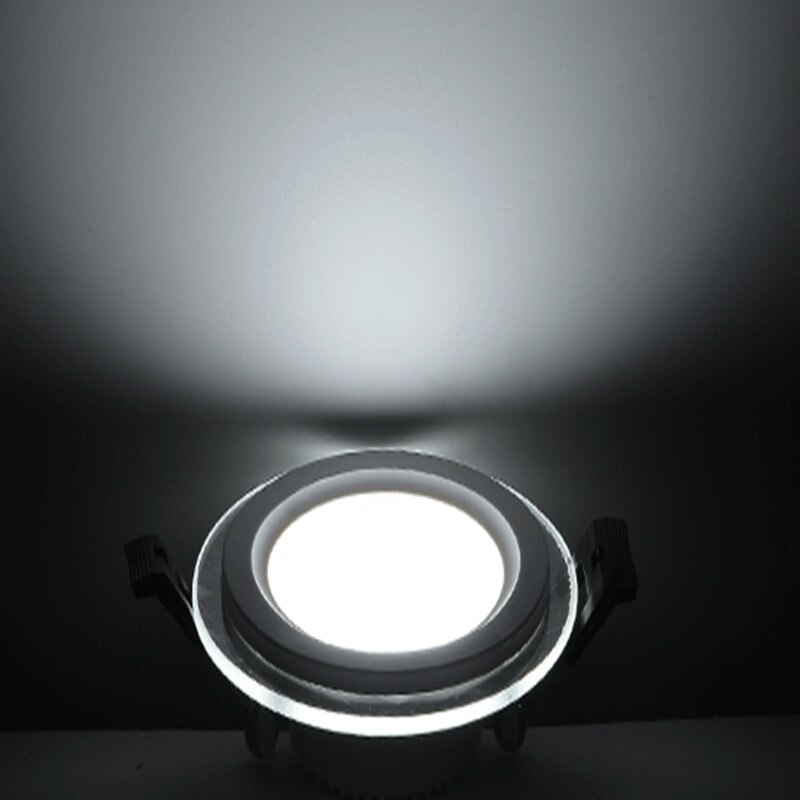 Rundt/firkantet led panel downlight ,6w 12w 18w 24... – Grandado