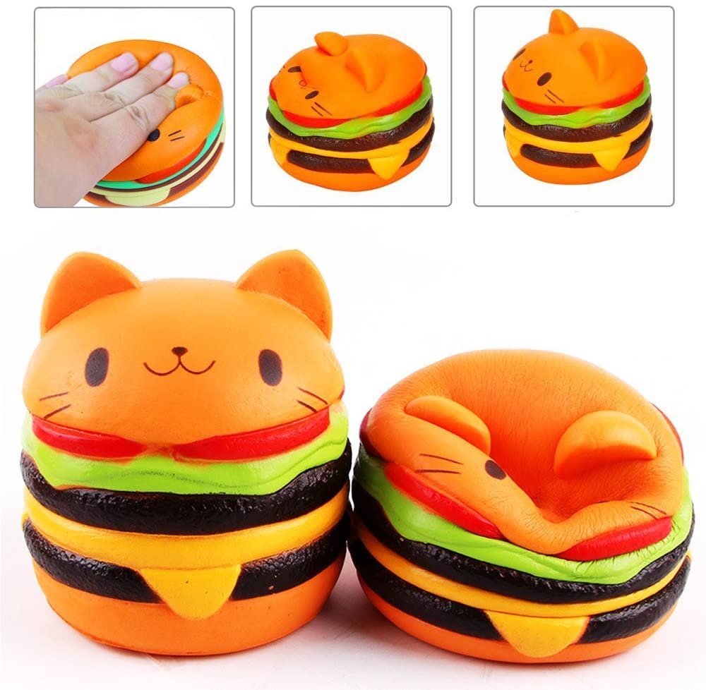 Squishy Kawaii Big Toy Kids Squeeze Hamburger Squi... – Grandado