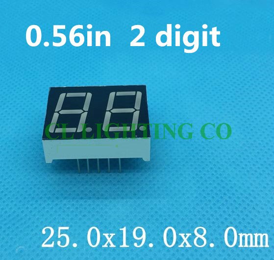 0.56 "Inch 2 Bit 7 Segment Led Display Dynami... – Grandado