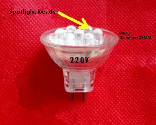 Potlight-LED mr11 rojo, 220V, mr11 azul, 220v, col... – Grandado
