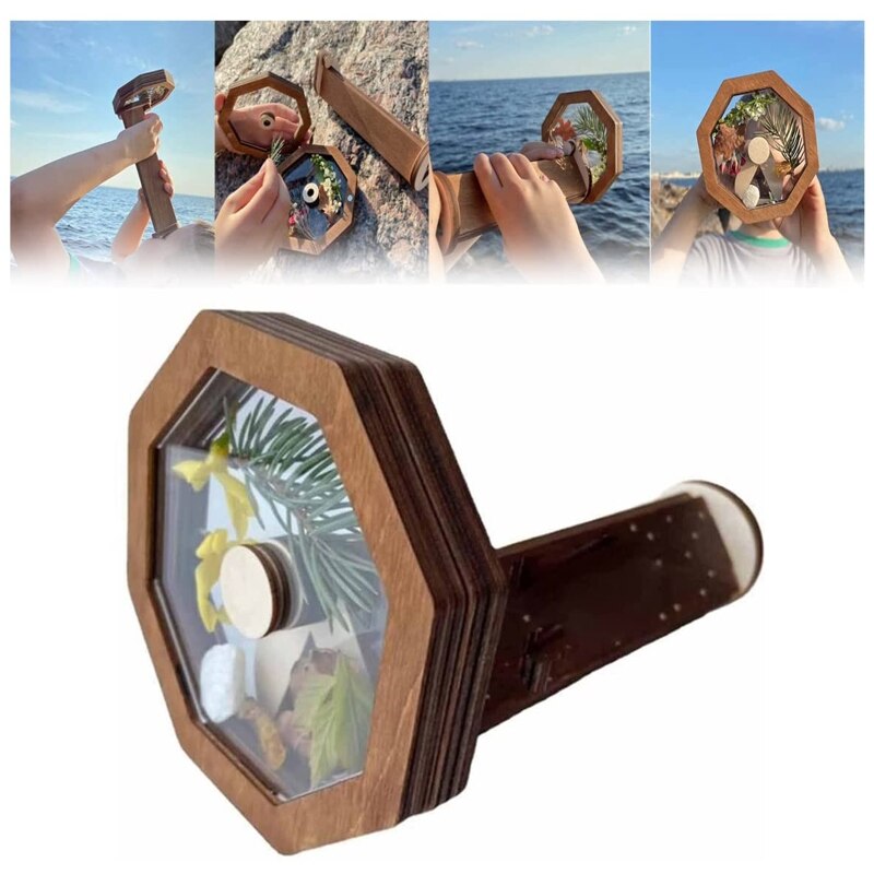 DIY Kaleidoscope Kits Wooden Kaleidoscope Interact... – Vicedeal