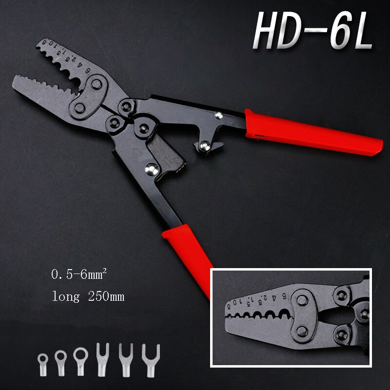Press wire clamp HD-6L 0.5-6mm² cable crimping cla... – Grandado