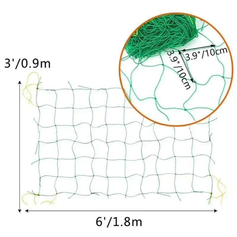 Garden Plant Climbing Net for Tomato Fruits Vegeta... – Grandado