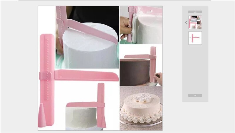Adjustable Cake Smoother Tools Cutter Decorating F... – Grandado
