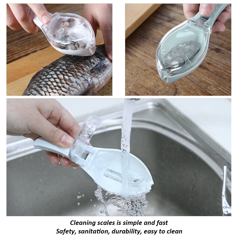 Fish Skin Brush Fast Remove Fish Scale Scraper Pla... – Vicedeal