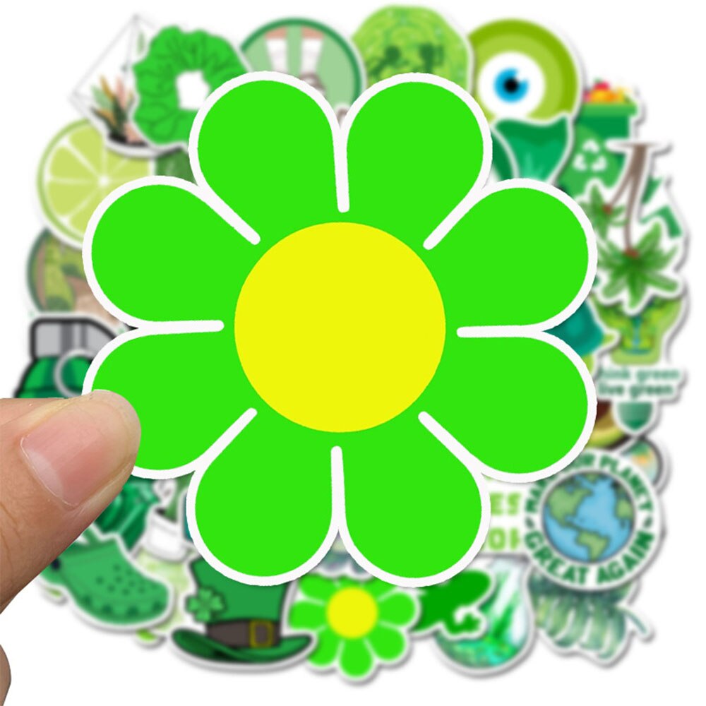 50PCS Stickers Green Ins Style Waterproof Girls St... – Grandado