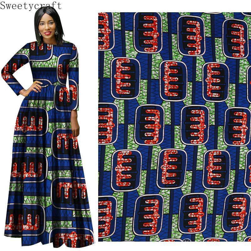 6 yards african wax fabrics 100% polyester ankara ... – Grandado