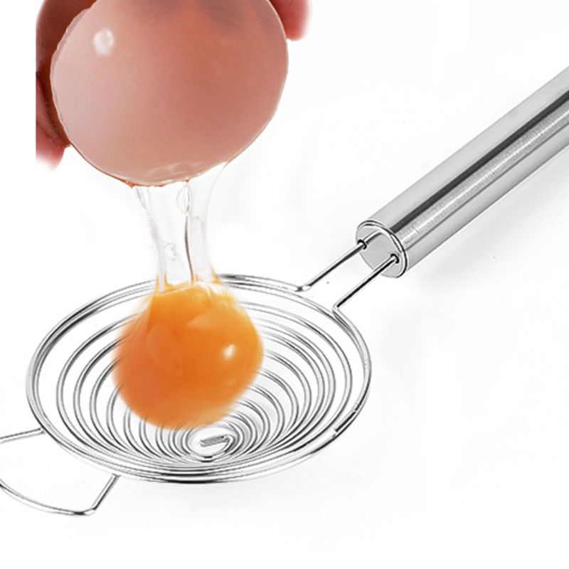 Rustfritt stål eggeplomme separator hvit skillevif... – Grandado