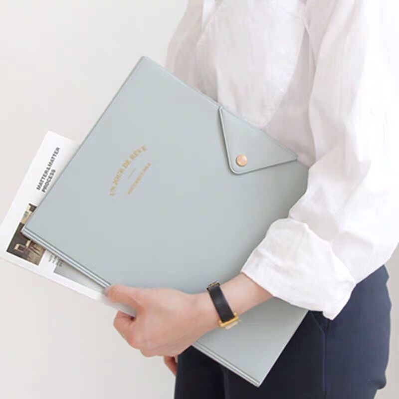 1PC Kawaii Korean Business A4 File Folder Document... – Vicedeal