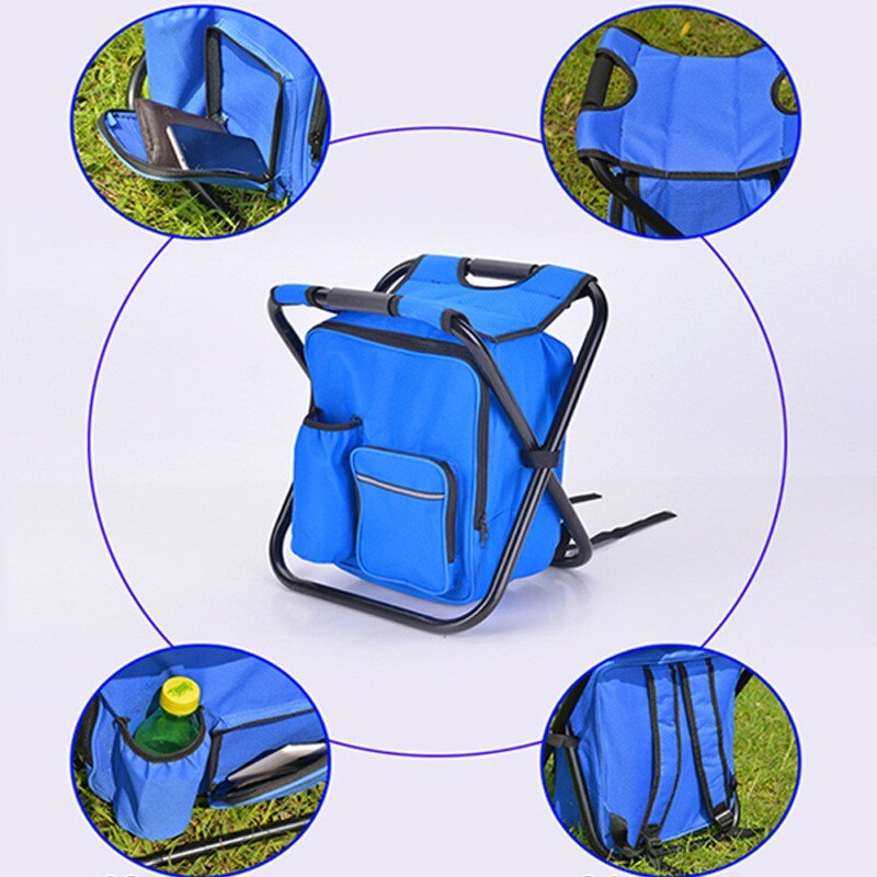 1.7 inches Outdoor Ice Pack Chair Portable Folding... – Grandado
