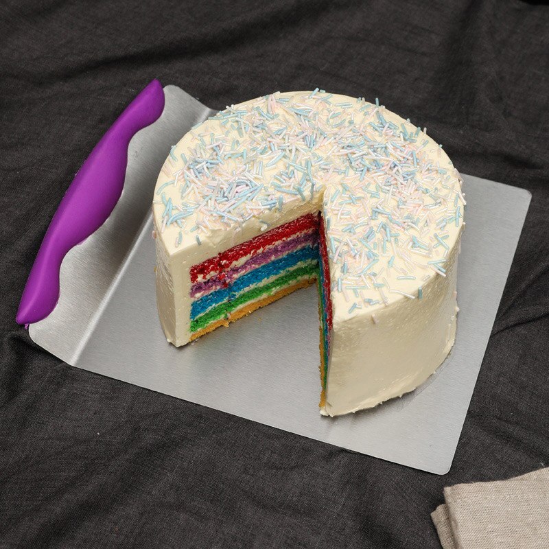 Large Stainless Steel Transfer Cake Tray Scoop Cak... – Vicedeal