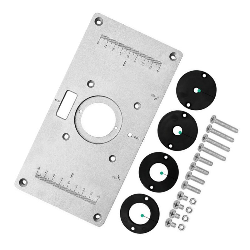 700C Aluminium Router Tisch Insert Platte w/Buchse... – Vicedeal