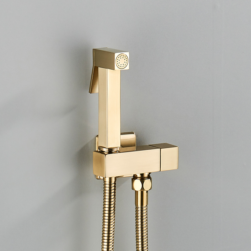 Brushed Golden Bidet Shower Faucet Stainless Steel... – Grandado
