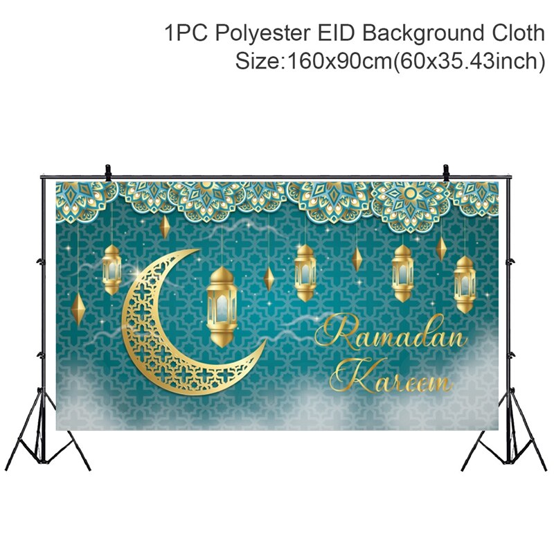 Eid Mubarak Photo Background Eid Moon Star Backdro... – Grandado