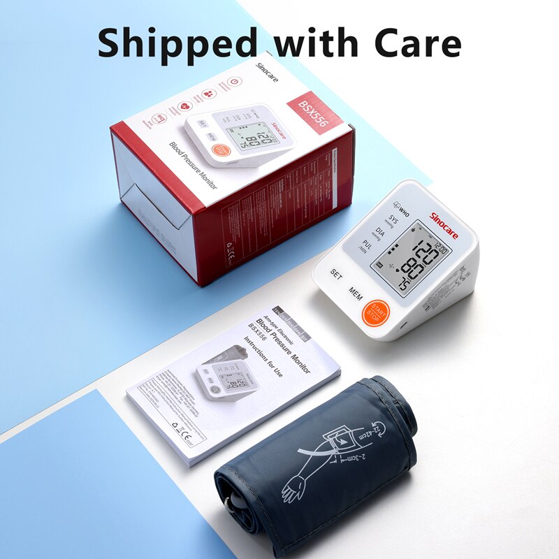 Sinocare Blood Pressure Monitor Tensiometer Upper ... – Grandado