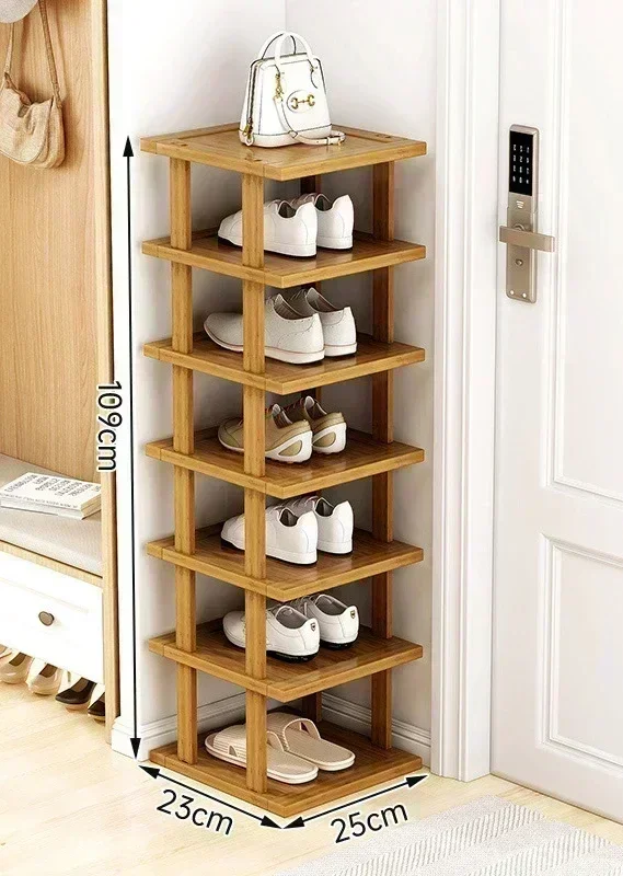Multi-layer Bamboo Simple Shoe Rack Shoe Rack Hous... – Grandado