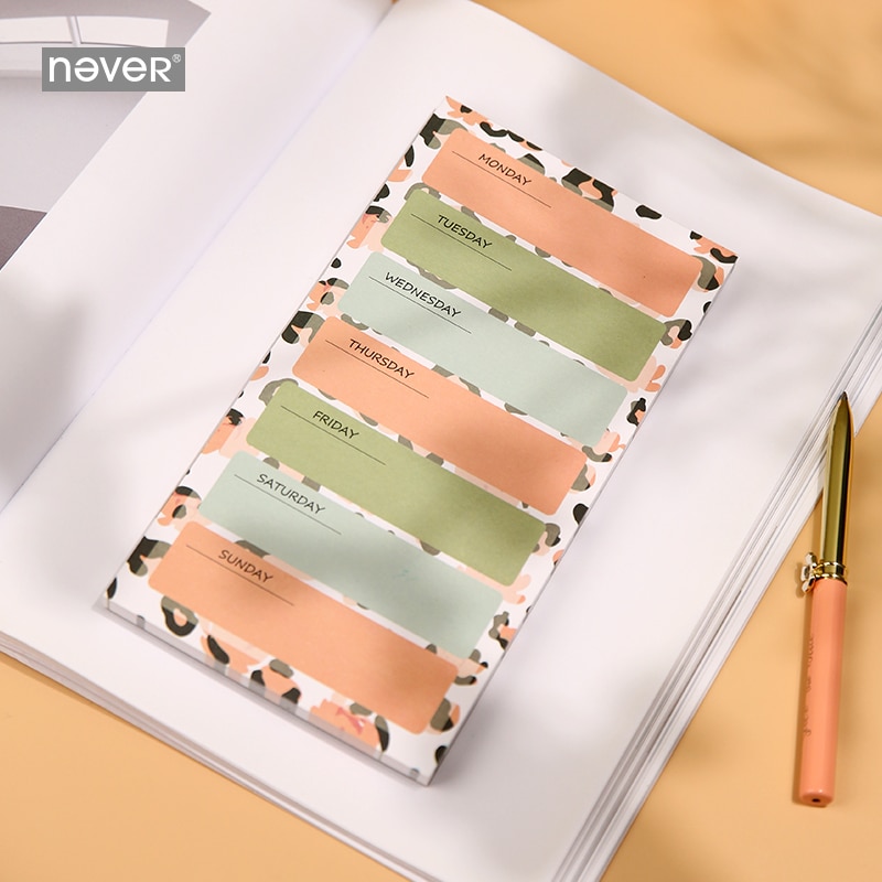 Week Plan School Notebook Planner Agenda 2022 Plan... – Vicedeal