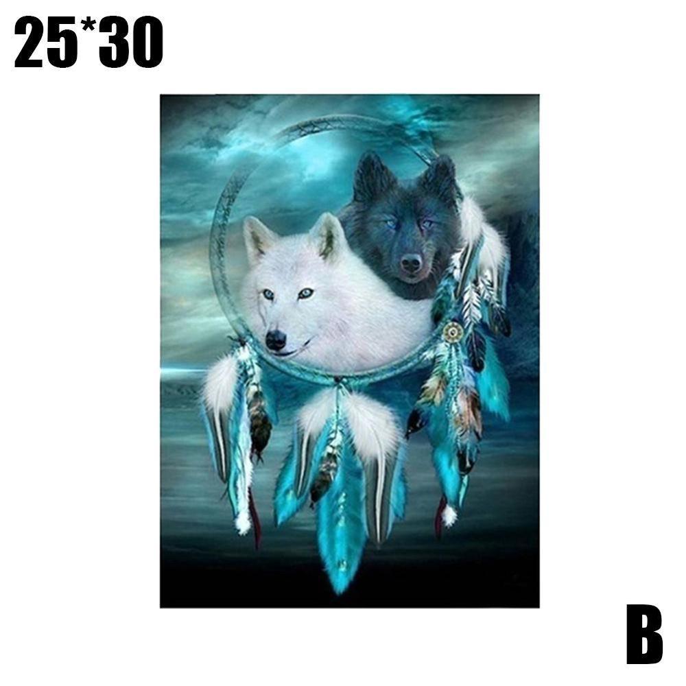 DIY 5d Diamond Painting Full Square Color Animal W... – Grandado