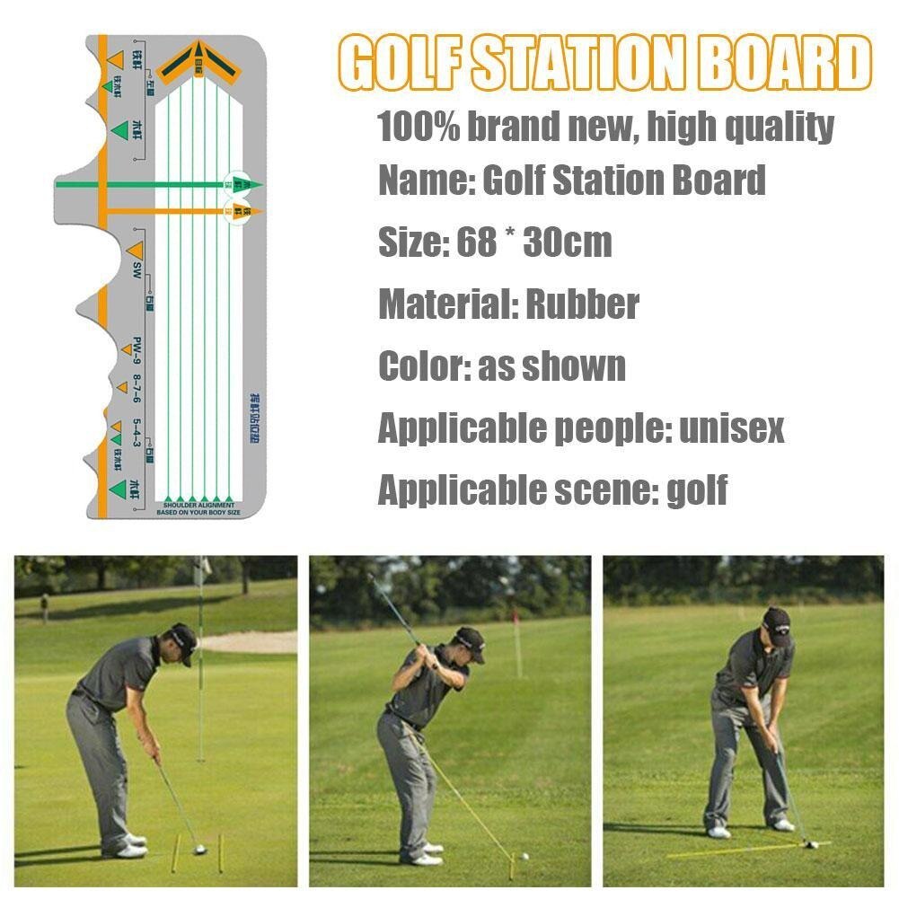 Golf Station Board Swing Trainer Practice Correcti... – Grandado
