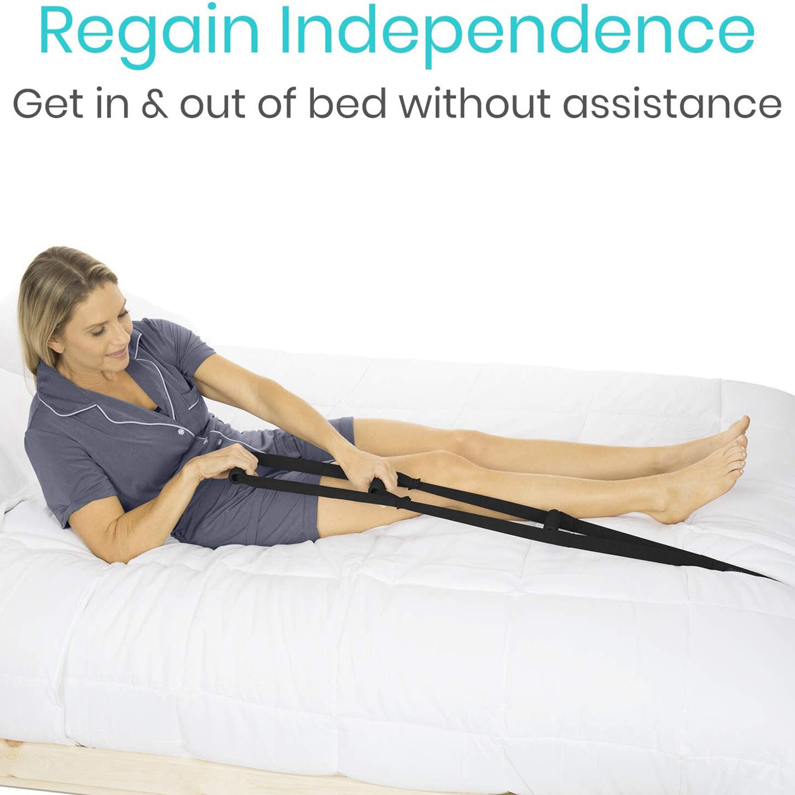 Black Bed Ladder Pull Up Assist for Elderly Senior... – Vicedeal