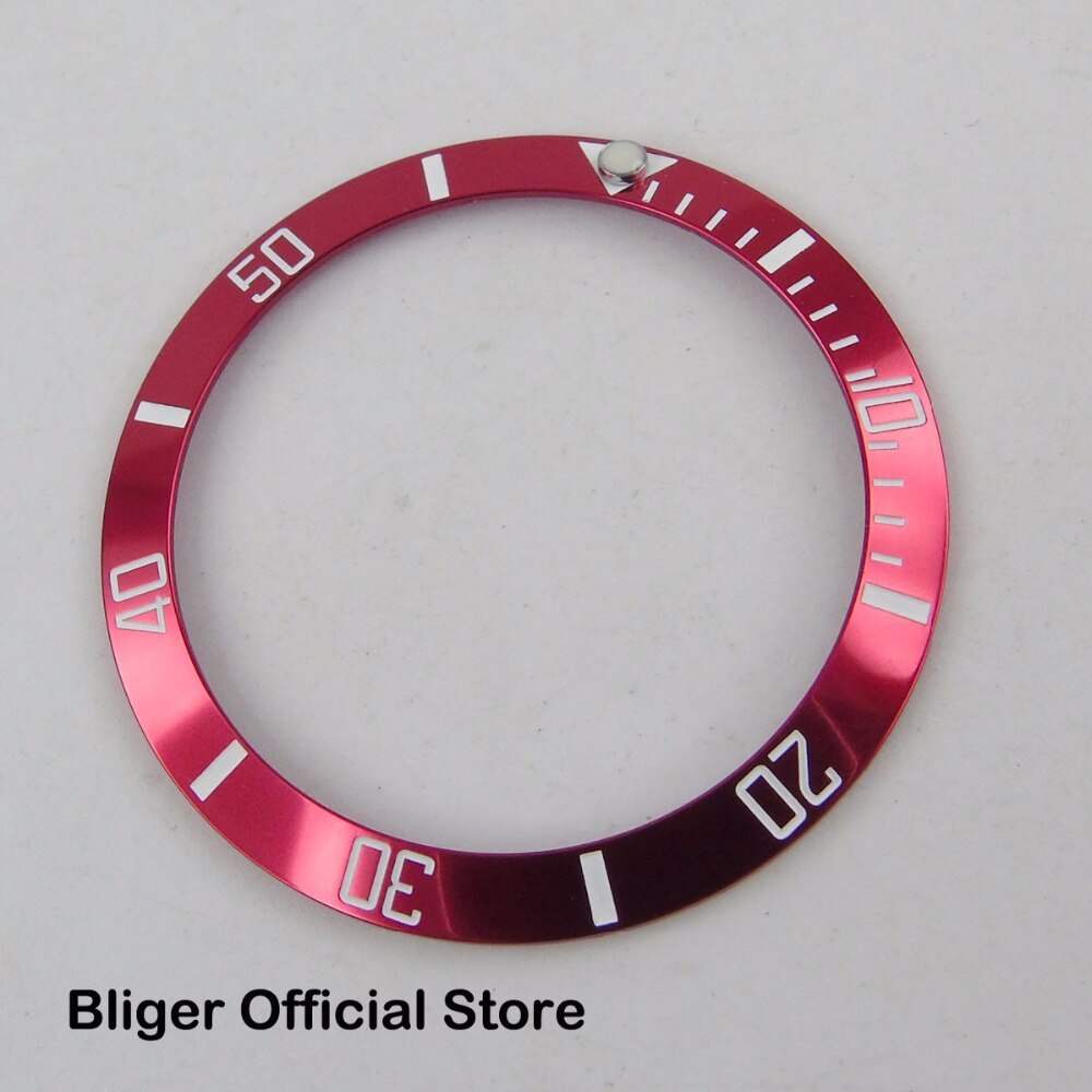 38mm Watch Bezel Chinese Red Aluminum Alloy Ring I... – Vicedeal