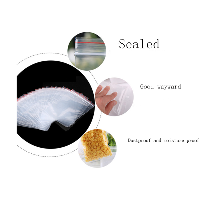 Multi Size 100Pcs Transparent OPP Poly Bags Self A... – Vicedeal