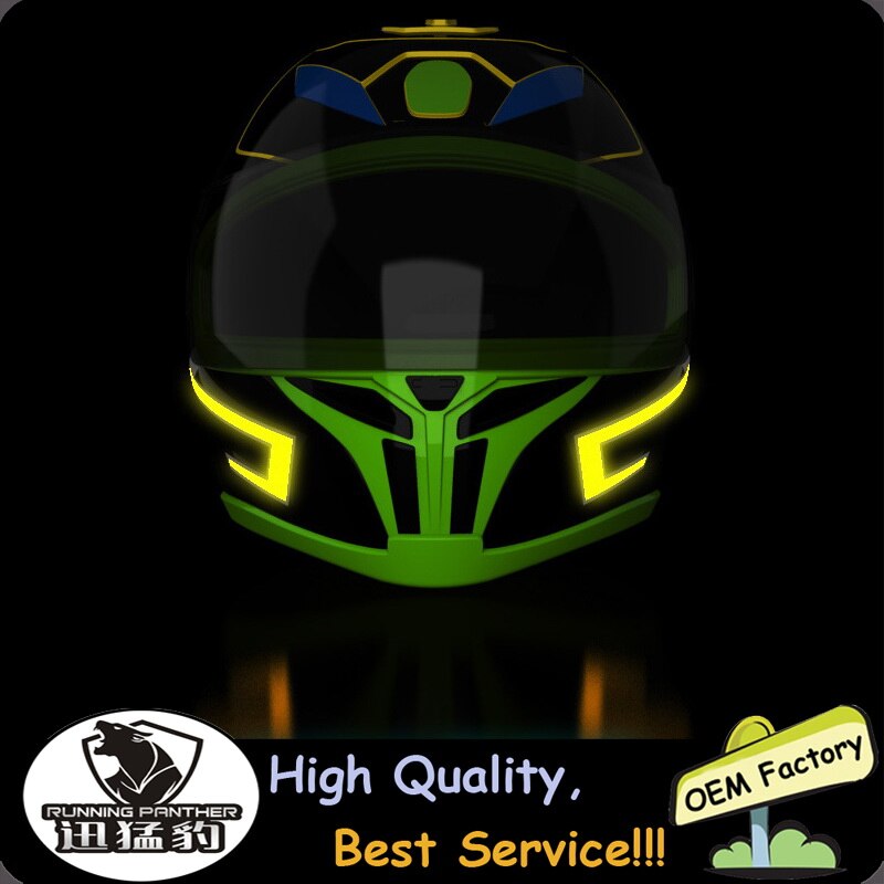 Tre mod motorsykkel hjelm lys led diy motocross hj... – Grandado