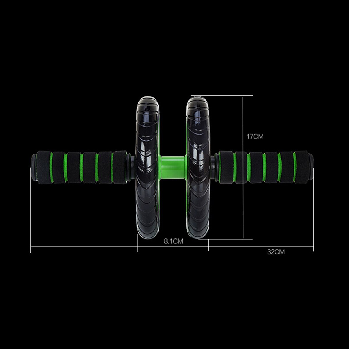 Sport Dual-Wheel Abdominal Roller Exercise Wheel D... – Vicedeal