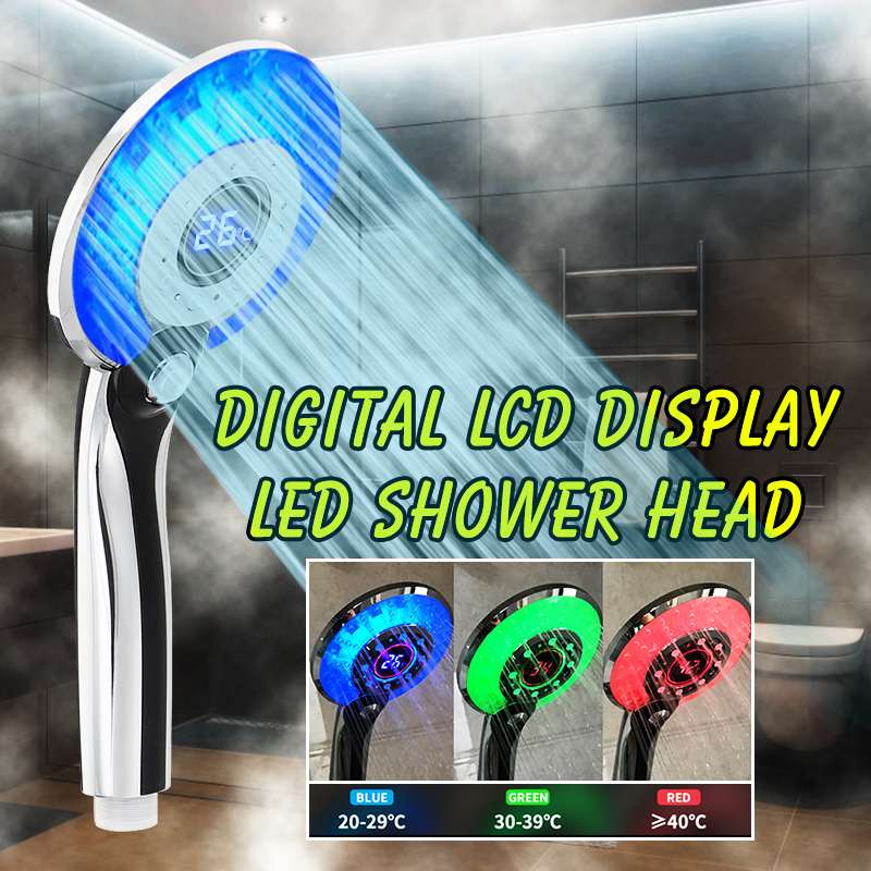 Led Douchekop Digitale Temperatuurregeling Douche ... – Grandado