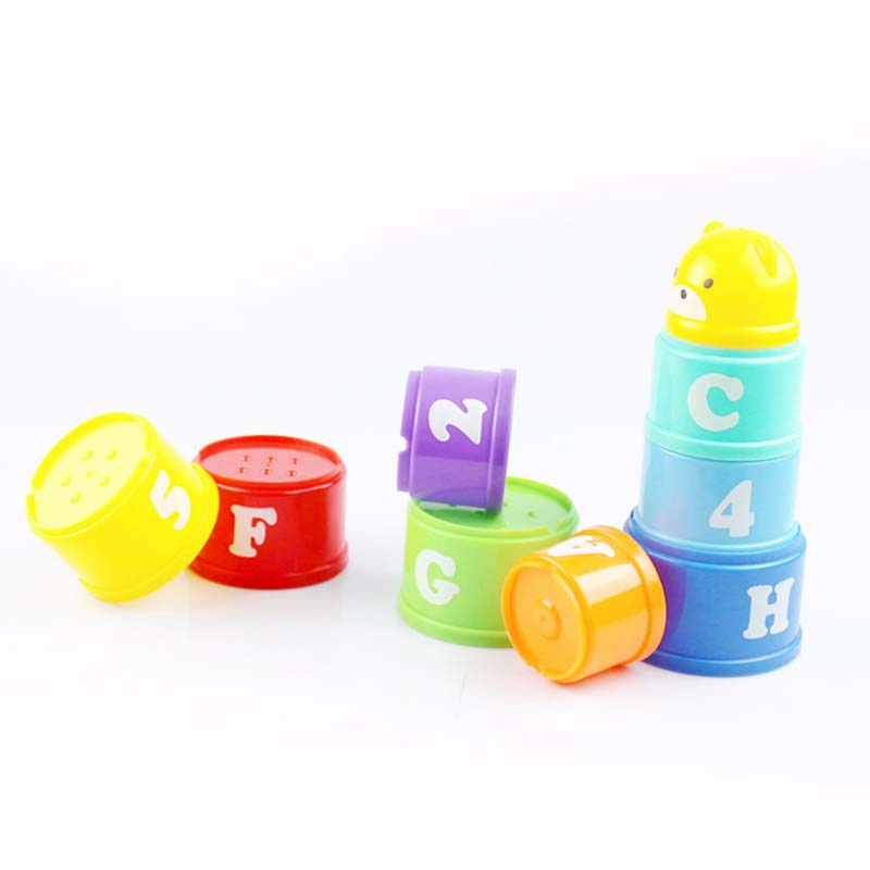 Color cartoon stacking cups children's puzzle fun ... – Grandado