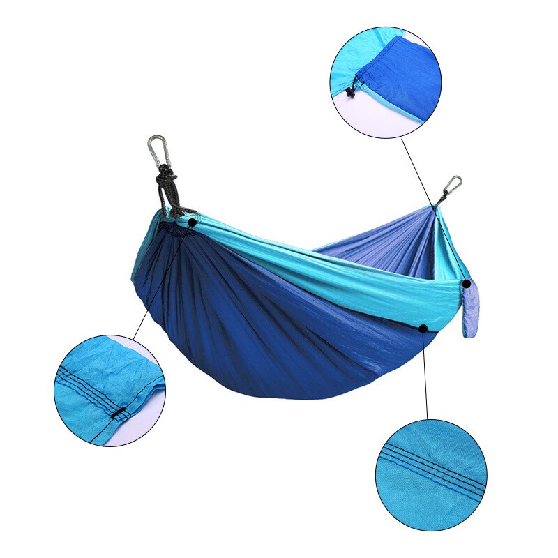 Buiten Dubbele Hangmat Camping Parachute Doek Hang... – Vicedeal