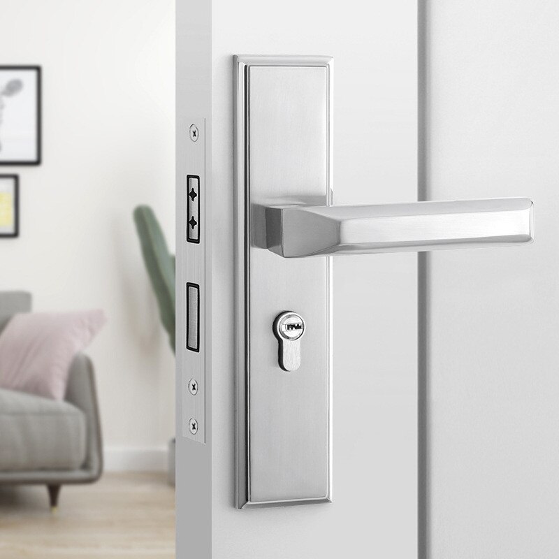 Zwart Interieur Deurklink Deurslot Voor Slaapkamer... – Vicedeal