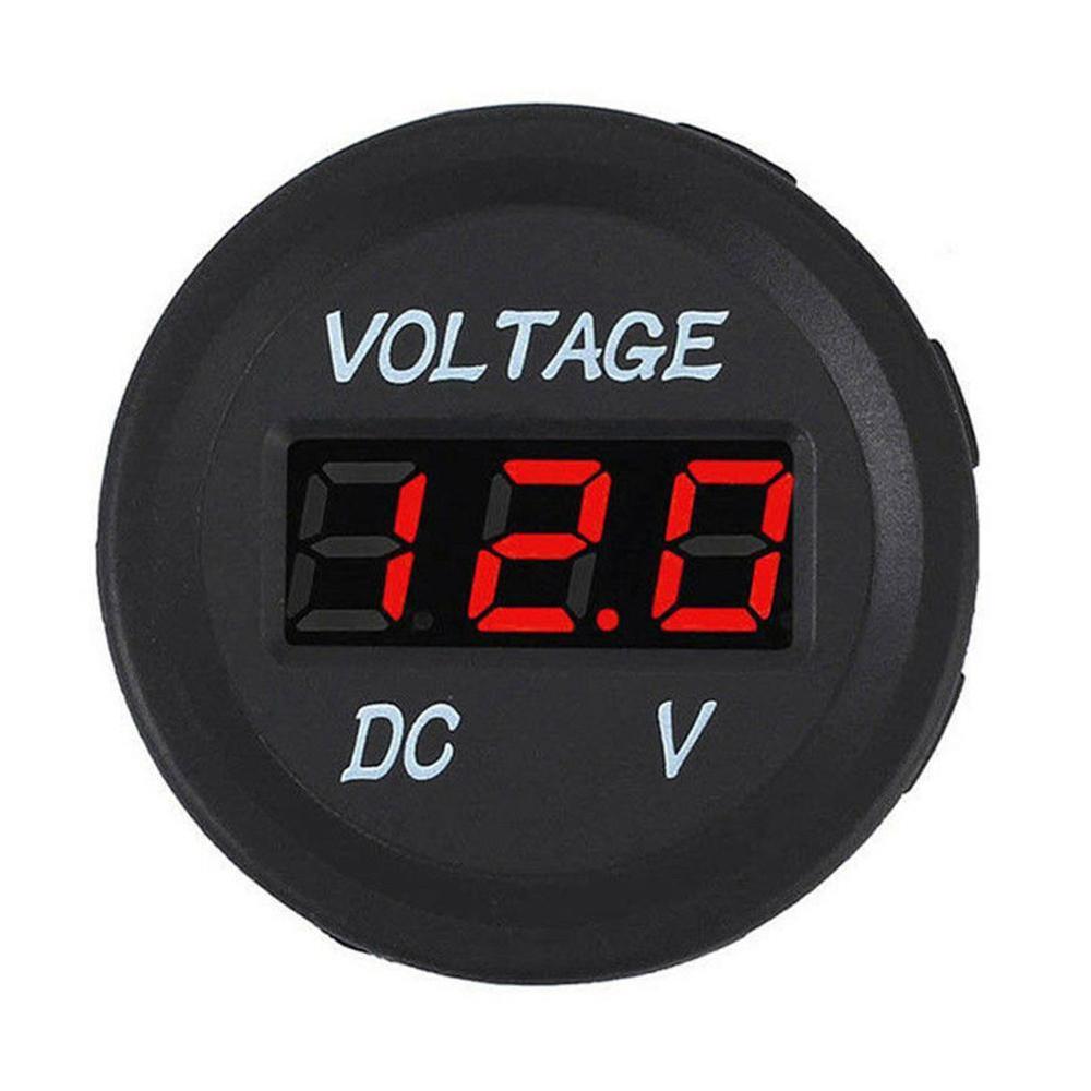 1Pcs Led Dc Voltmeter 12V 24V Voltage Meter Auto M... – Grandado
